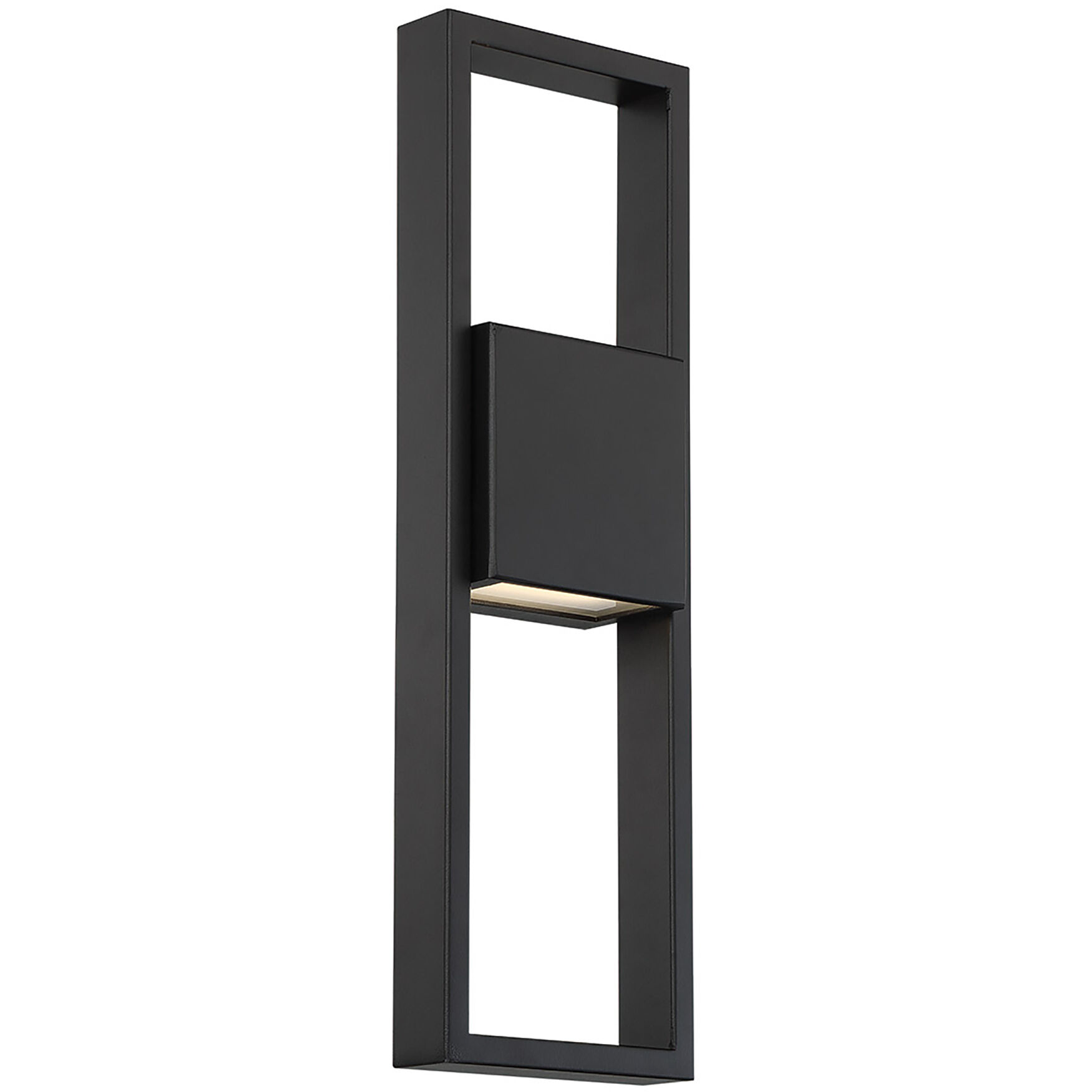 WAC Lighting WS-W13918-BK Archetype LED 18 inch Black Outdoor Wall ...