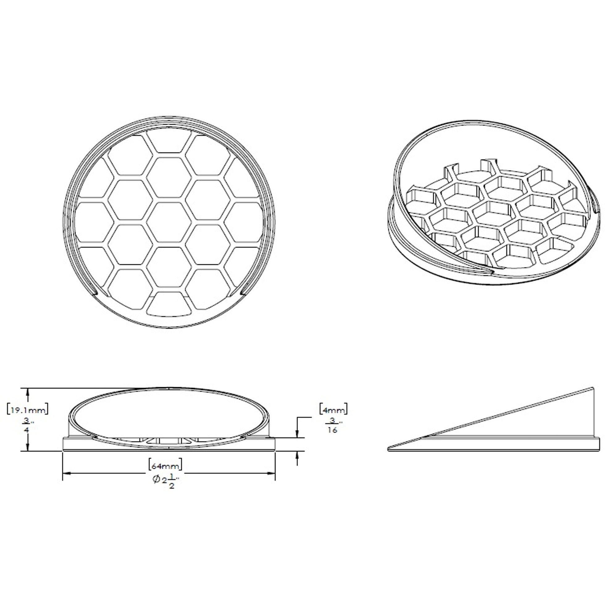 WAC Lighting 5011-HCL Tyler Black Mounting Accessory, WAC Landscape