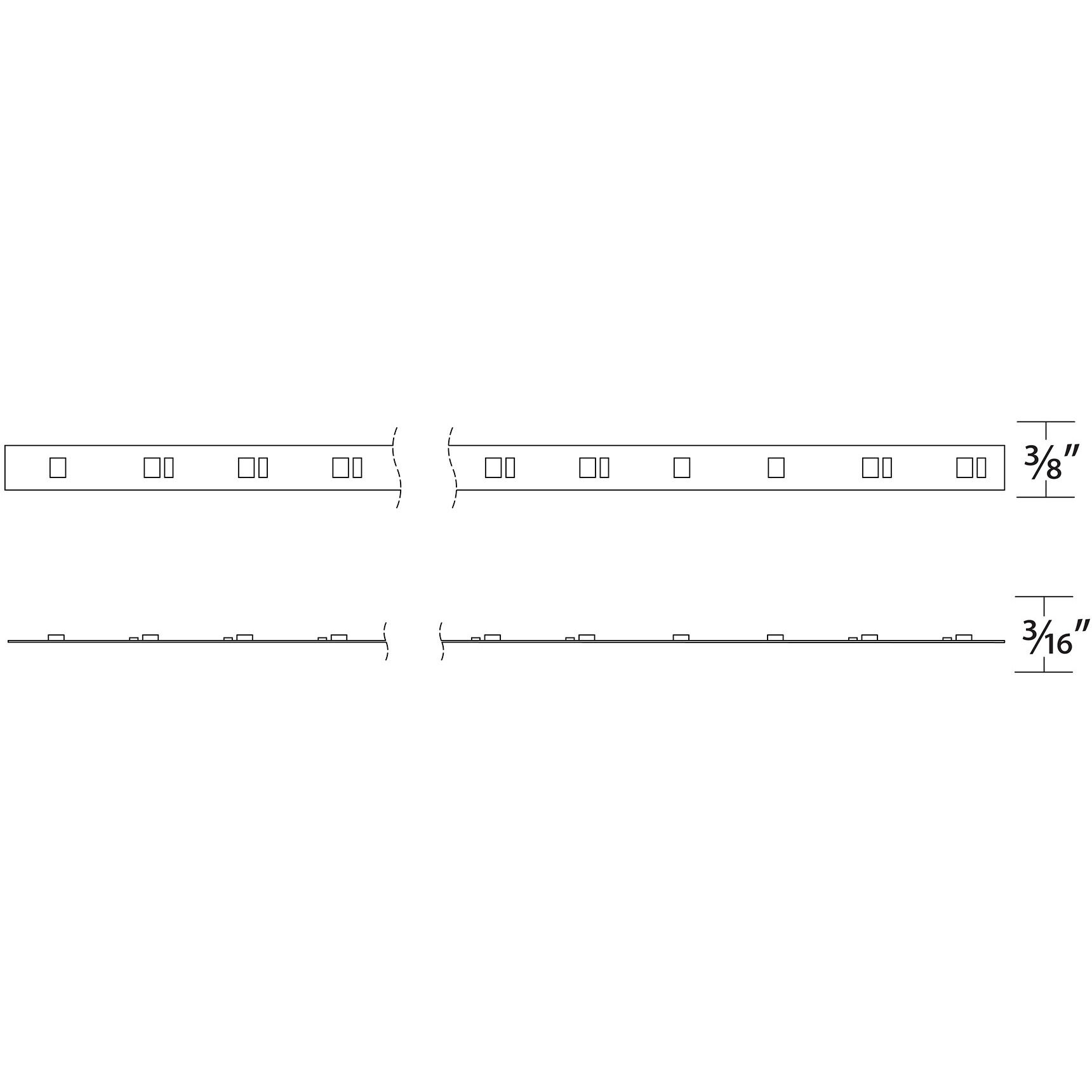 WAC Lighting T24-BS1-100-30WT Basics 24 LED 1200 inch White LED Tape ...