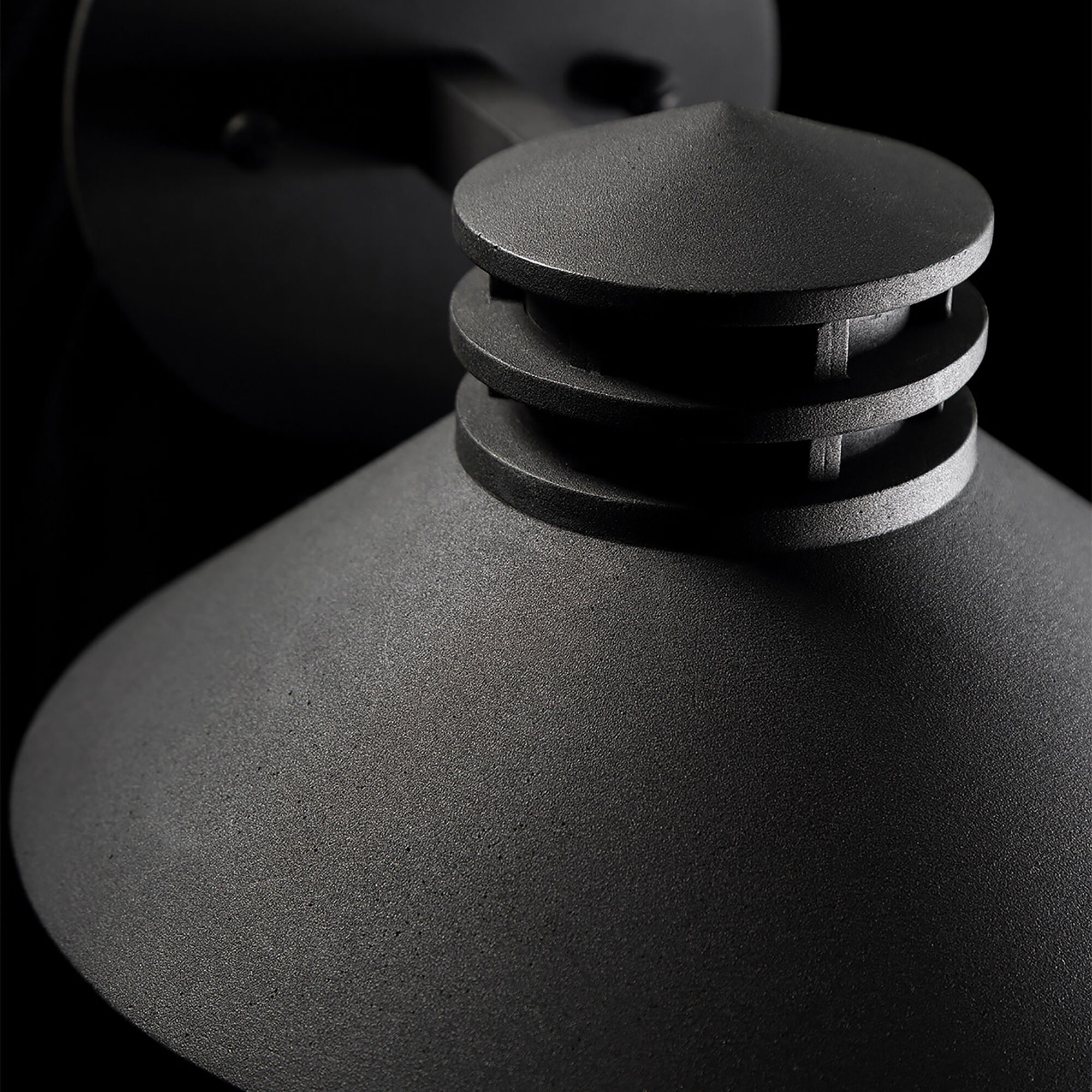 WAC Lighting WS-W15710-BK Sodor LED 7 inch Black Outdoor Wall Light, dweLED