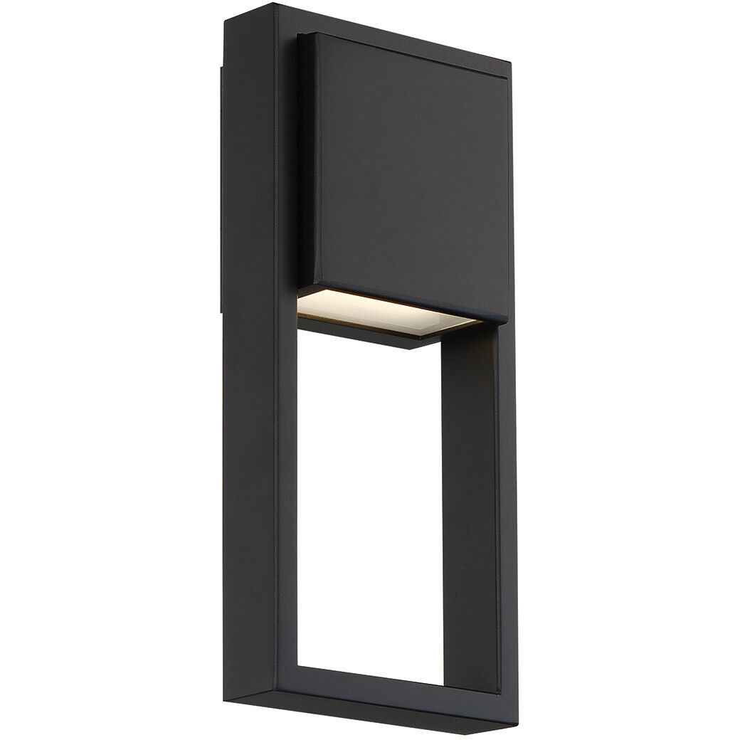 WAC Lighting WS-W13918-BK Archetype LED 18 inch Black Outdoor Wall ...