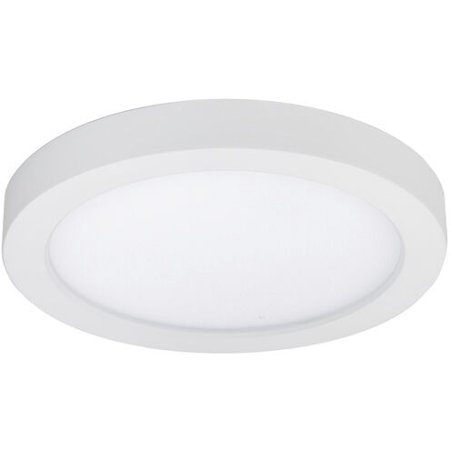 Round LED 5.25 inch White Flush Mount Ceiling Light in 3500K