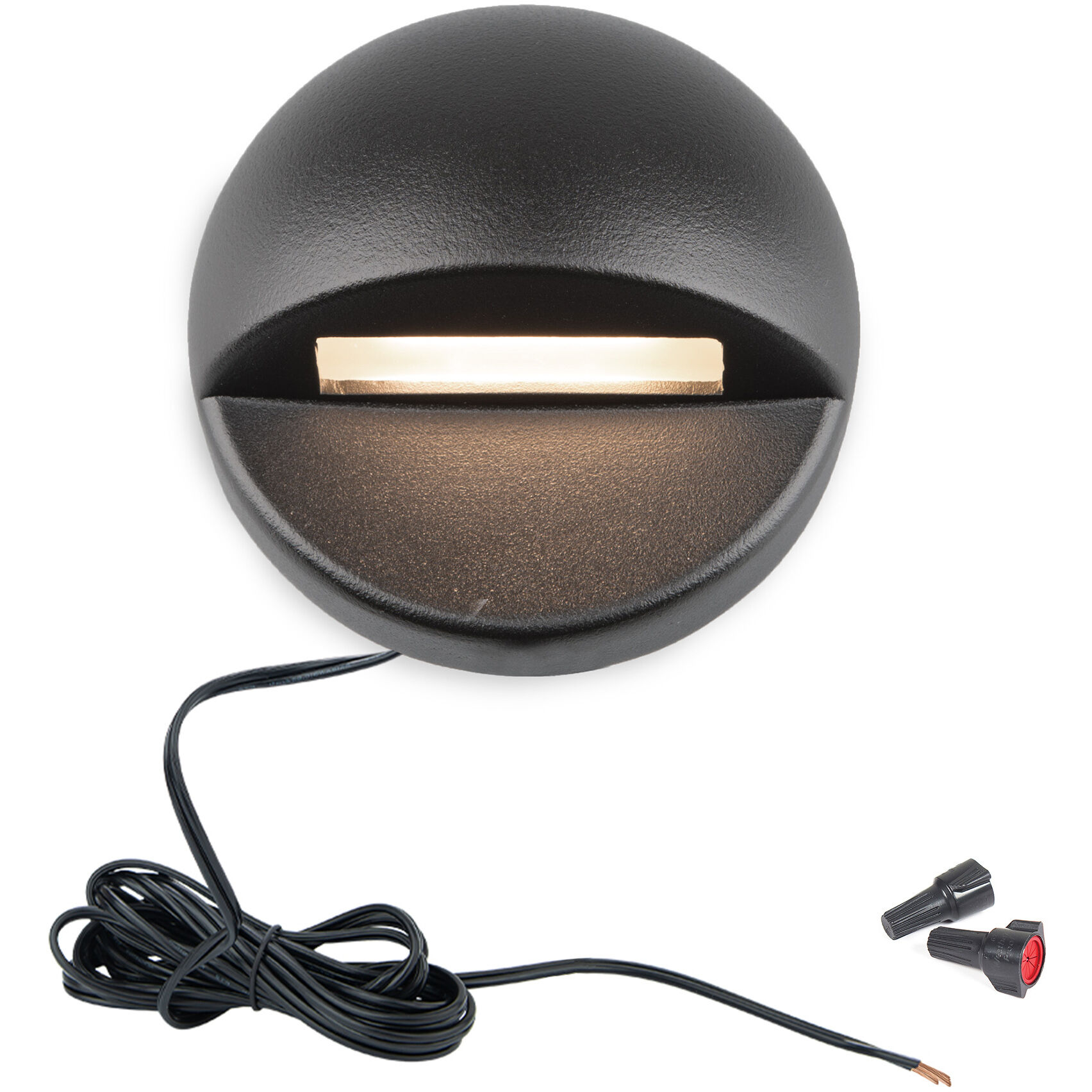WAC Lighting 3011-30BK Tyler 12 2.8 watt Black Deck and Patio Lighting ...