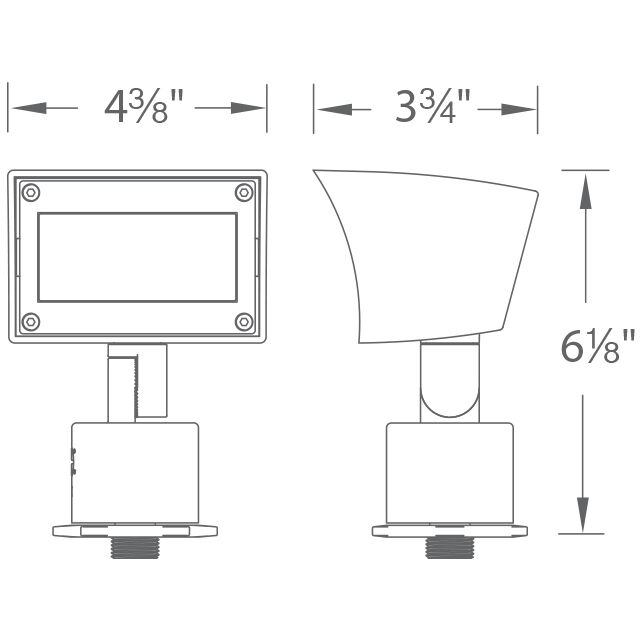 WAC Lighting 5021-27BZ Tyler Bronze 18 watt LED Spot and Flood Lighting ...