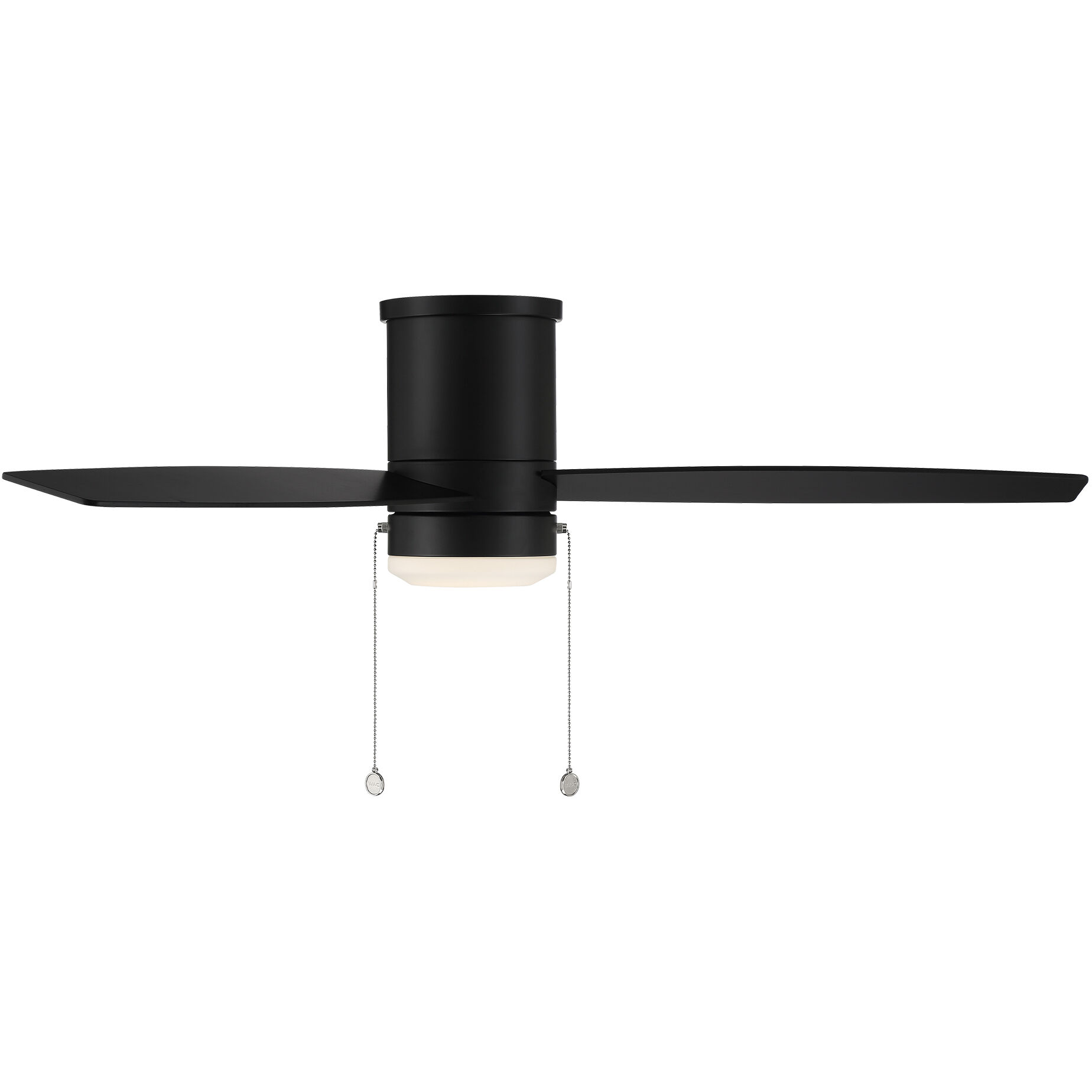 WAC Lighting F-073L-MB Atlantis 52 inch Matte Black Flush Mount Ceiling ...