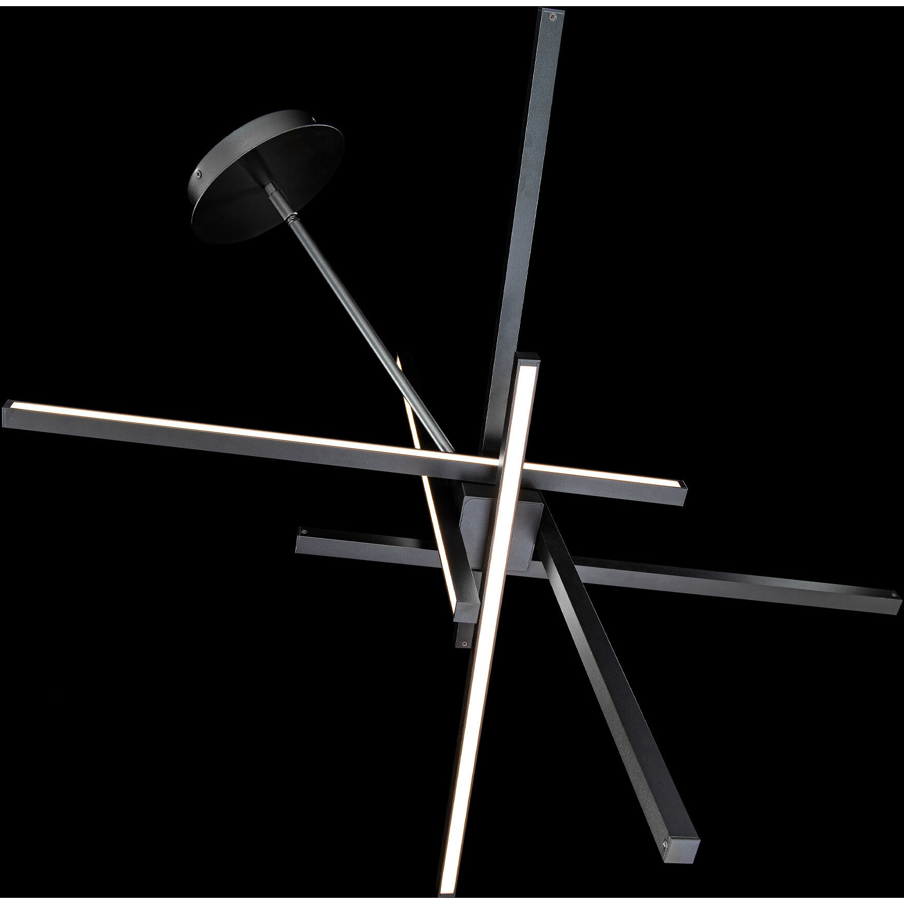 WAC Lighting PD-73129-BK Parallax LED 29 inch Black Pendant Ceiling ...