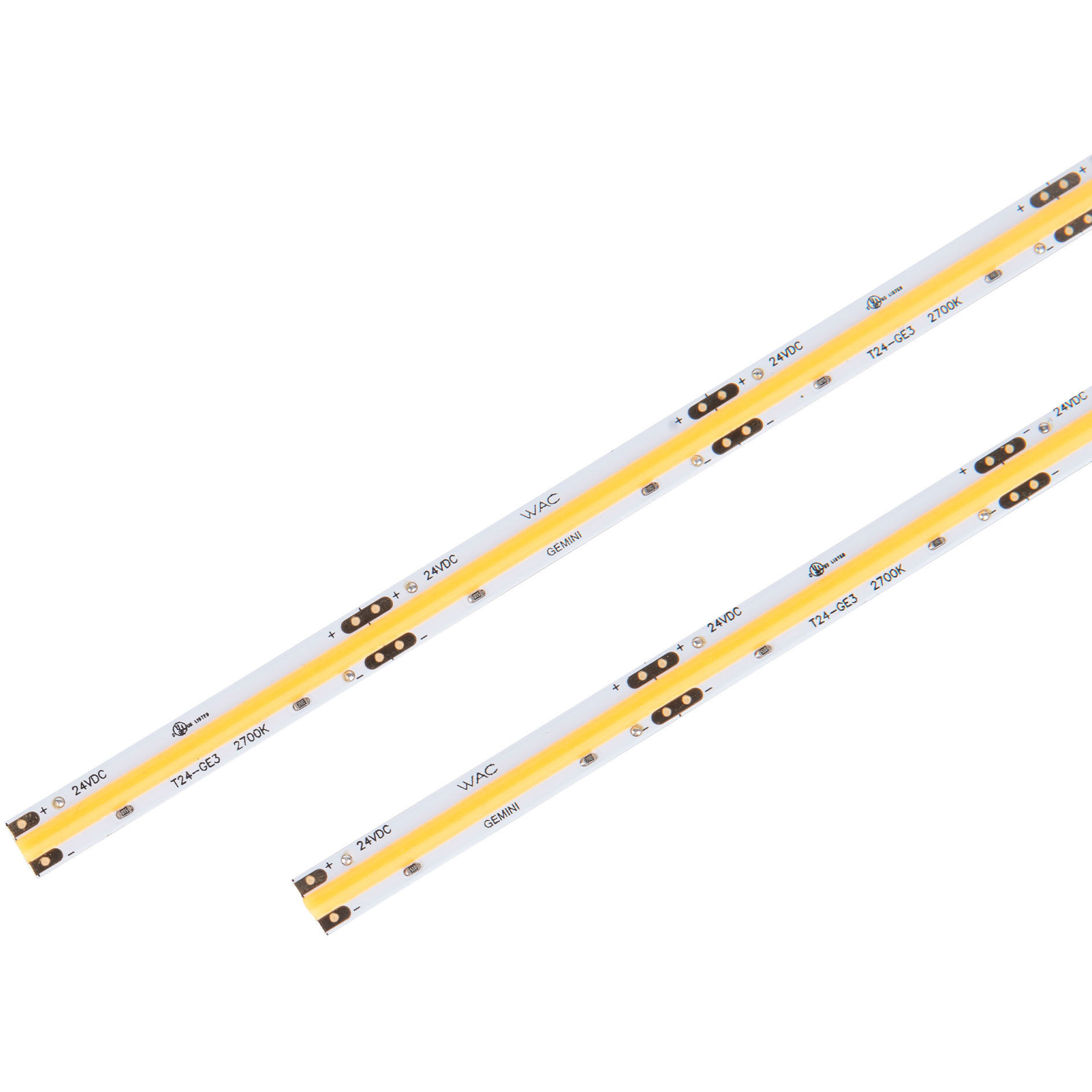 WAC Lighting T24-GE3-24-30WT Gemini 24 LED 288 inch White LED COB Tape ...