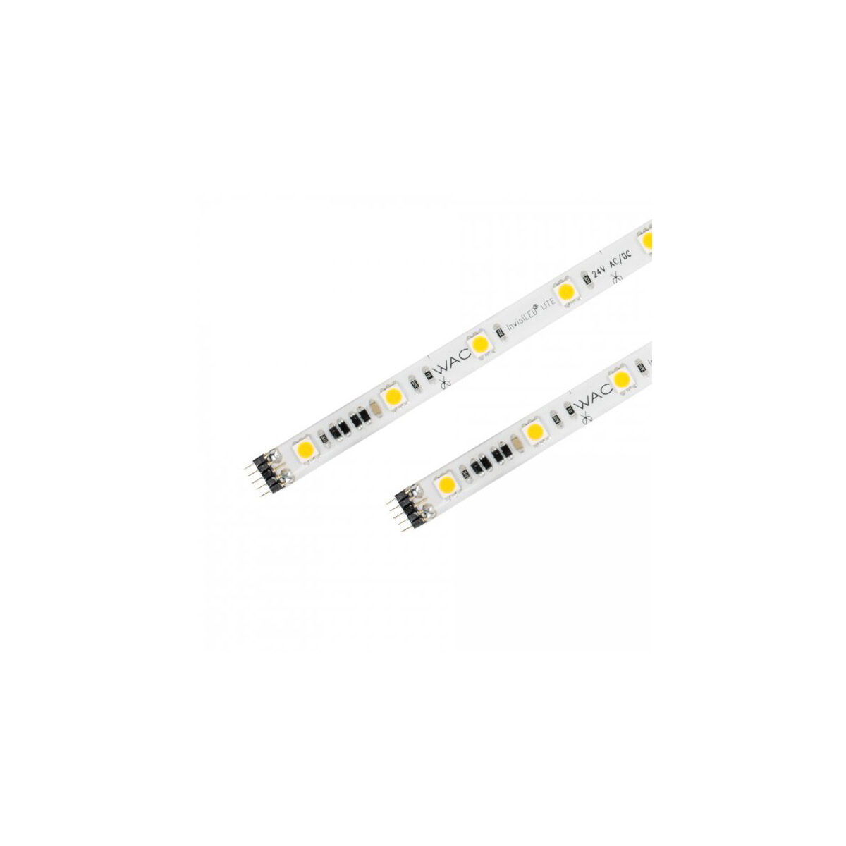 WAC Lighting LED-T24C-1-40-WT InvisiLED White 4500K 12 inch Tape Light ...
