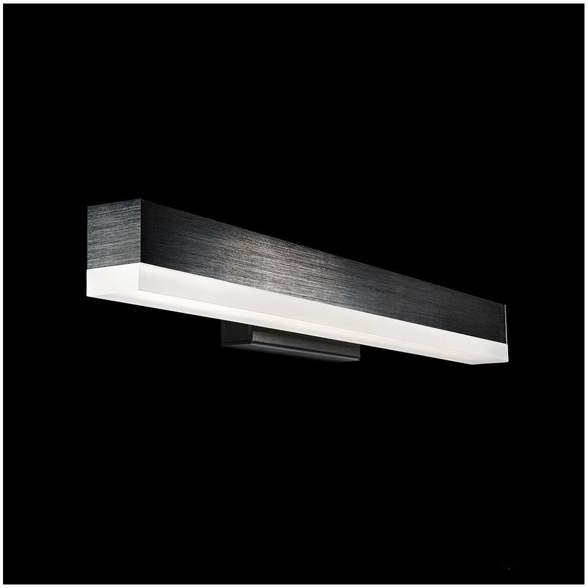 WAC Lighting WS-41125-BK Styx LED 25 inch Black Bath Vanity & Wall ...