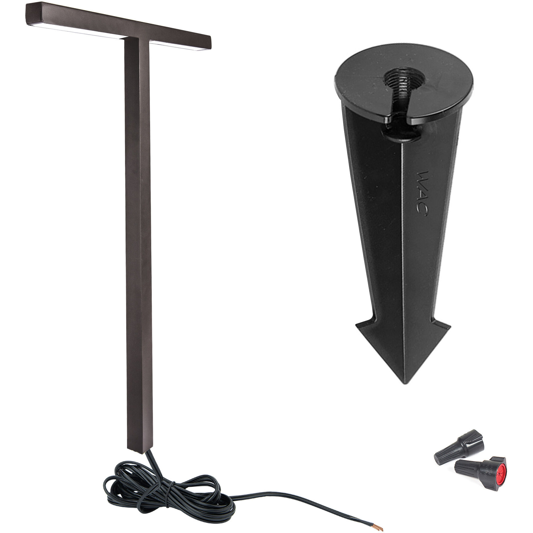 WAC Lighting 6071-30BK Balance 12 6.5 watt Black Path Lighting in 3000K ...