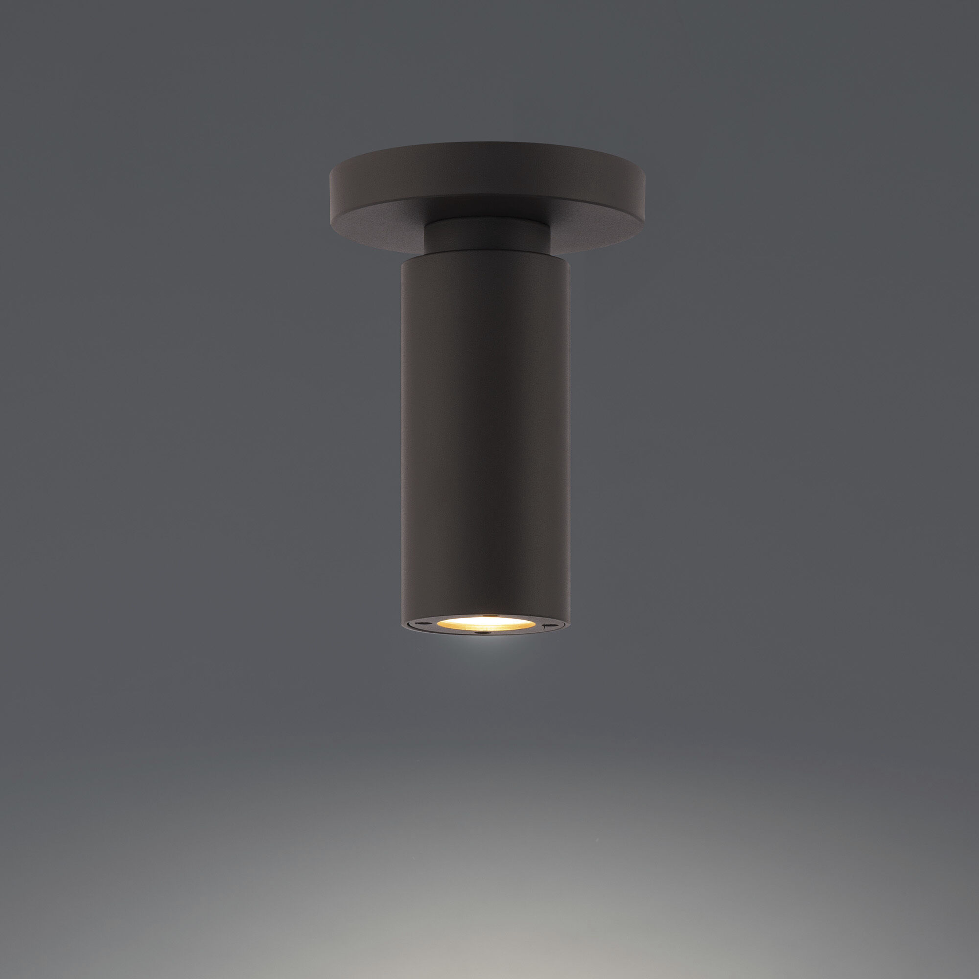 WAC Lighting FM-W36607-BZ Caliber 1 Light 2.63 inch Bronze Flush Mount ...