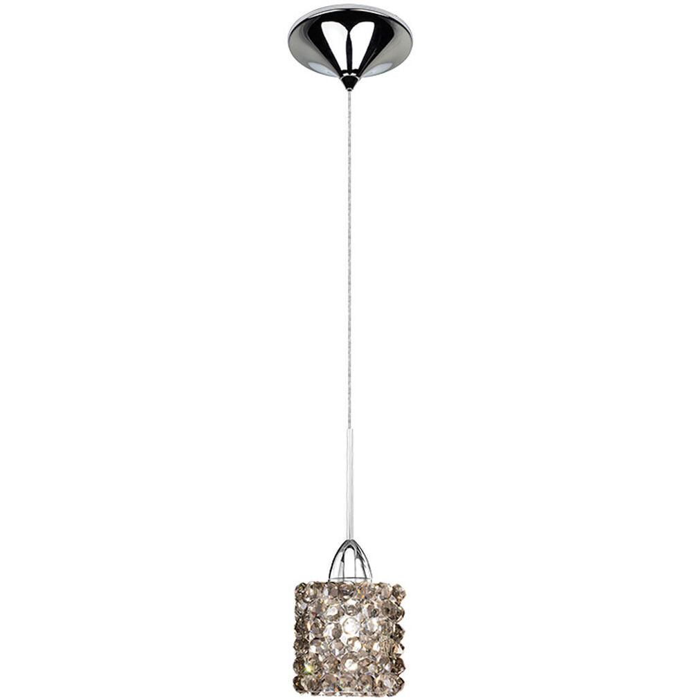 WAC Lighting MP-LED539-BI/CH Eternity Jewelry LED 3 inch Chrome Pendant ...