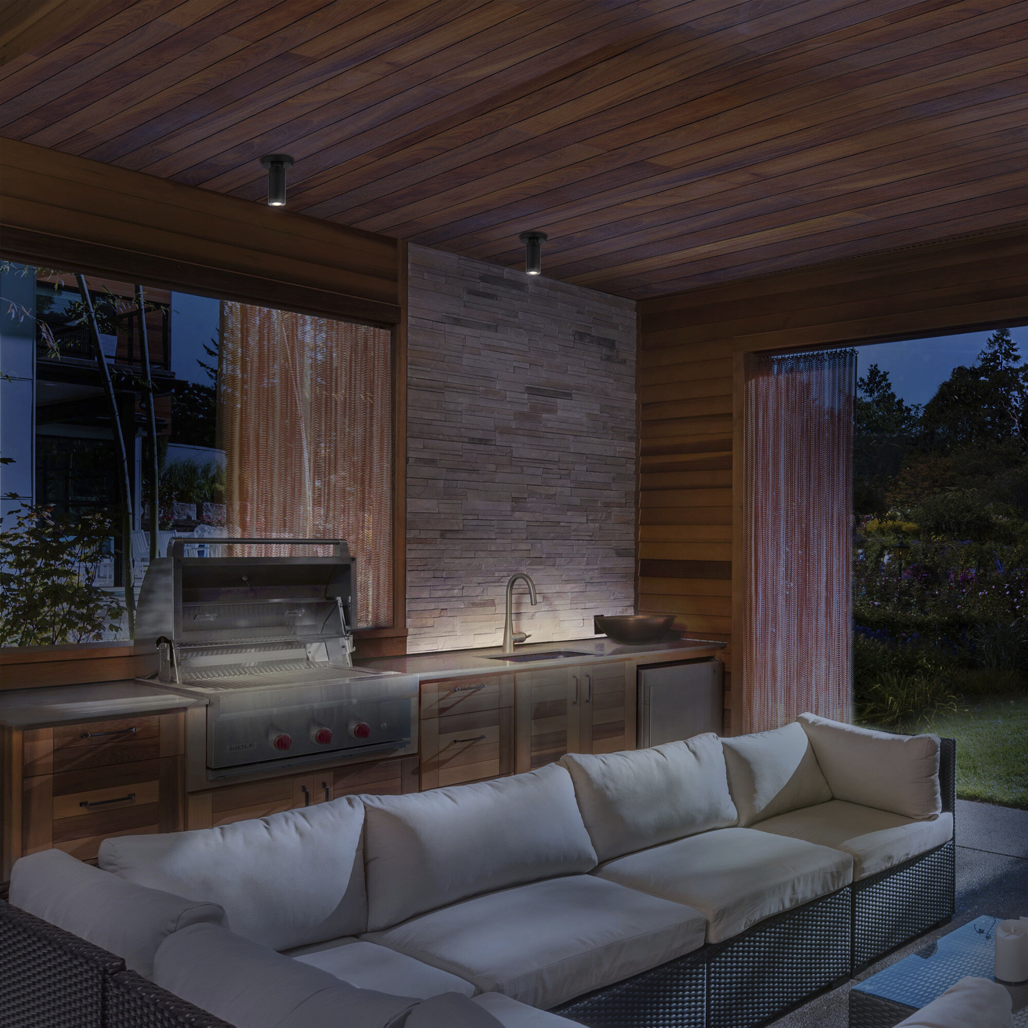 WAC Lighting FM-W36607-BK Caliber LED 2.63 inch Black Flush Mount ...