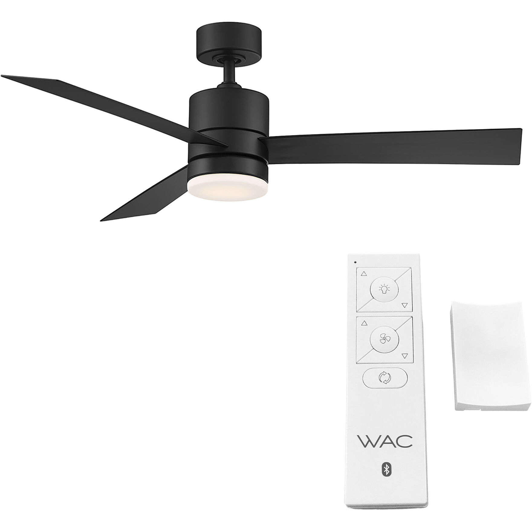 WAC Lighting F-081L-MB San Francisco 52 inch Matte Black Downrod ...