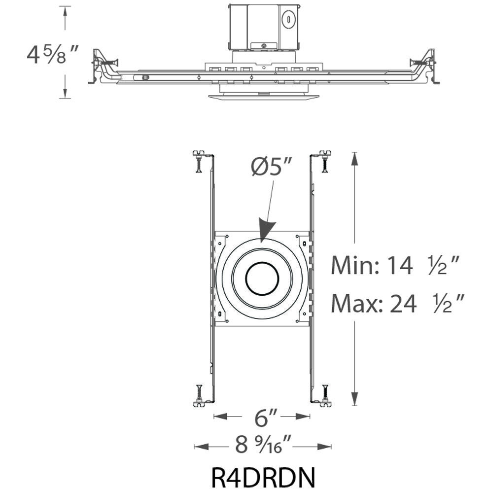 Pop-in LED Black Complete Kit Recessed Lighting