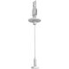 WAC Lighting S2CPG1-C96-WT Ventrix White Track Component Ceiling Light