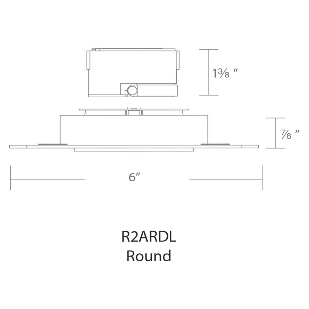 WAC Lighting R2ARDL-W927-HZ Aether LED Haze Recessed Lighting in Wide ...