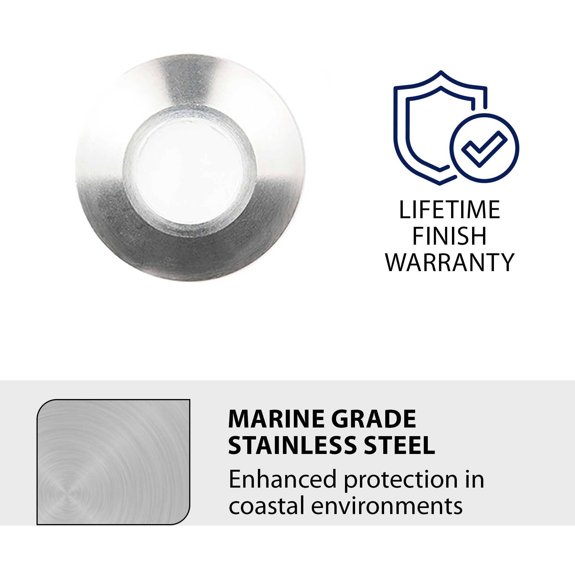 Tyler 12 2 watt Stainless Steel Path Lighting in 3000K, WAC Landscape