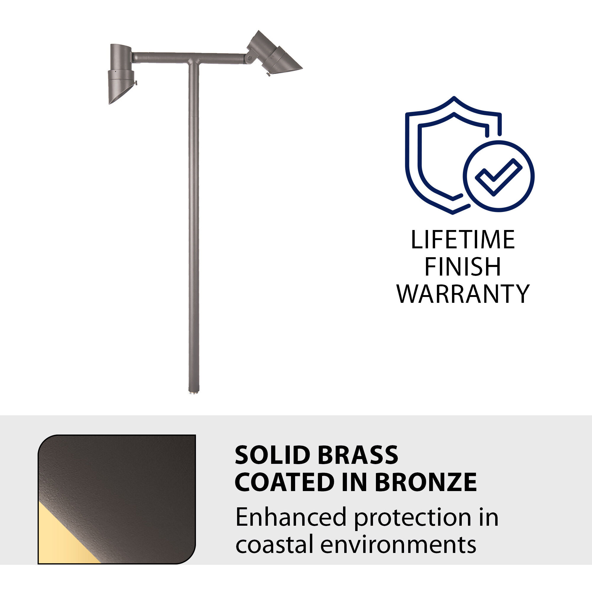 WAC Lighting 6211-30BBR Miniature 12 7 watt Solid Brass Coated in ...