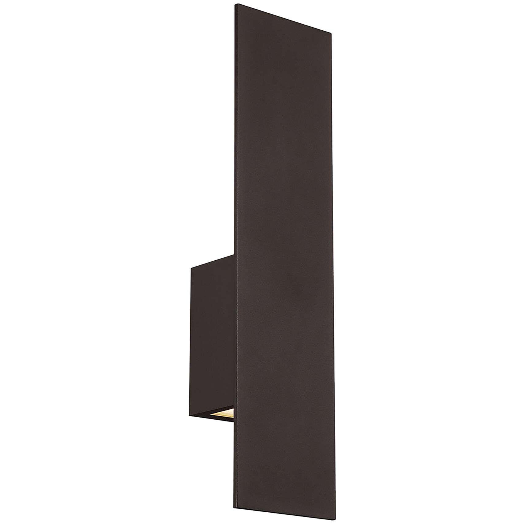 WAC Lighting WS-W54620-BZ Icon LED 20 inch Bronze Outdoor Wall Light ...