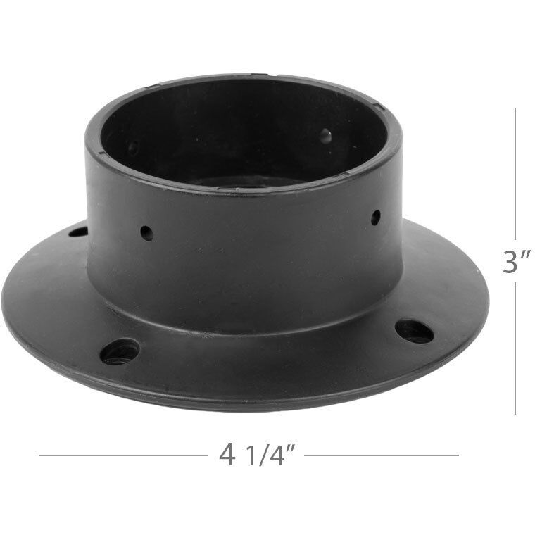 WAC Lighting 2000-CON-PVC Tyler Black Mounting Accessory, WAC Landscape