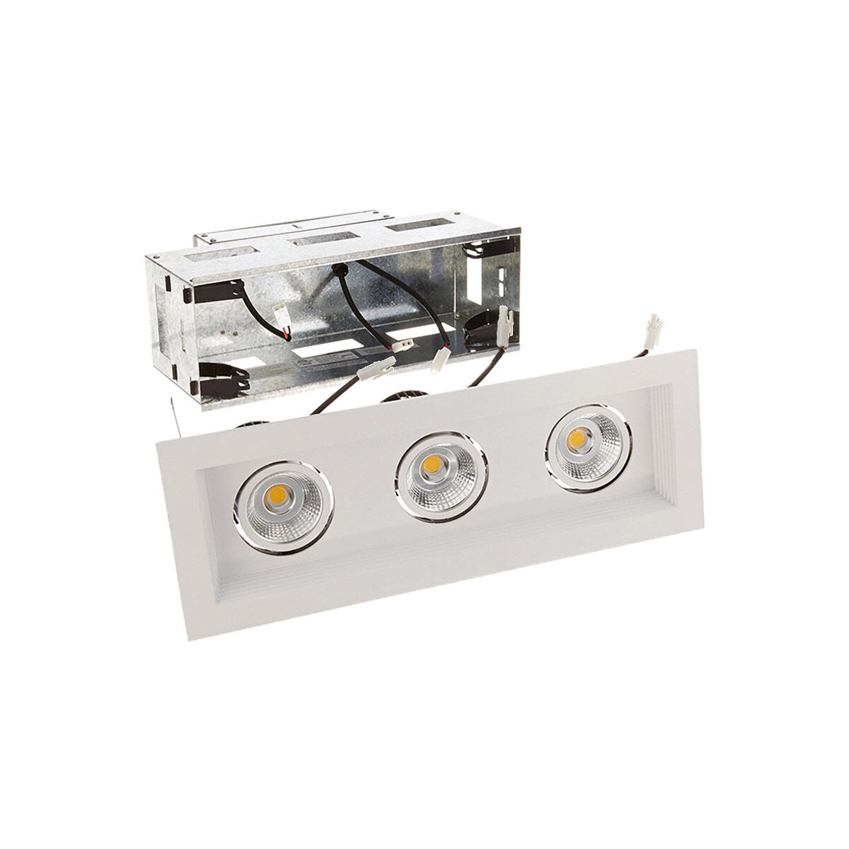 WAC Lighting MT-3LD311R-F935-WT Mini LED Multiple Spots LED White ...
