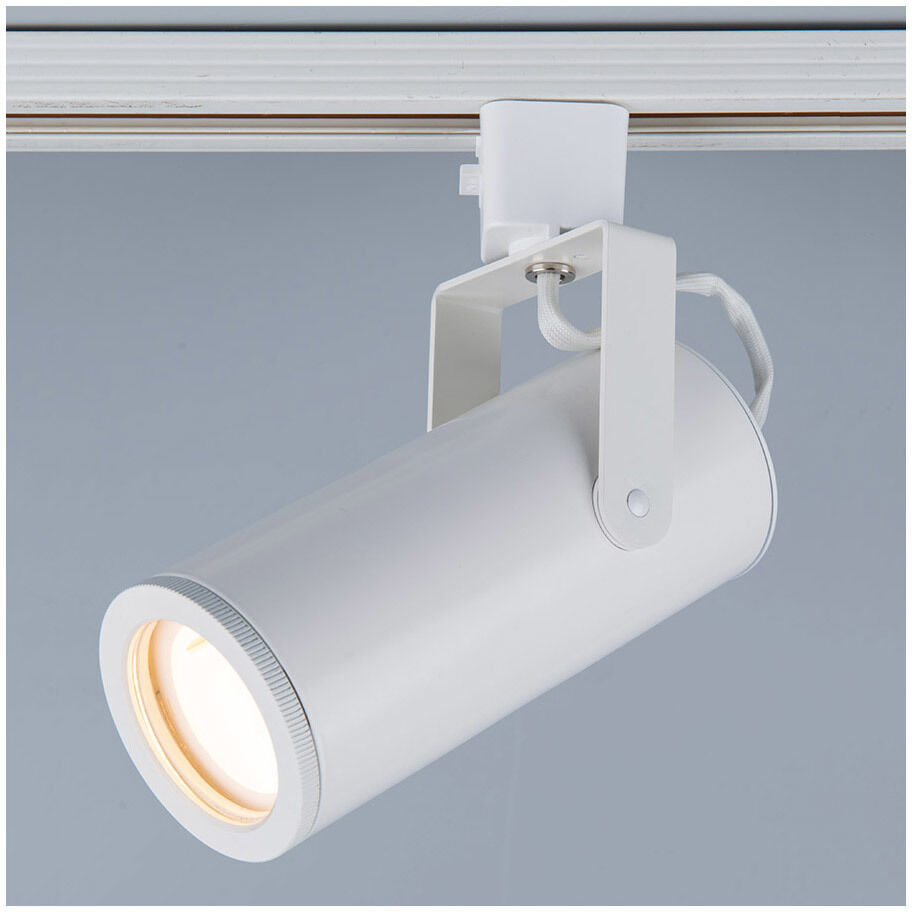 Silo 1 Light 120 White J Track Fixture Ceiling Light in 3000K