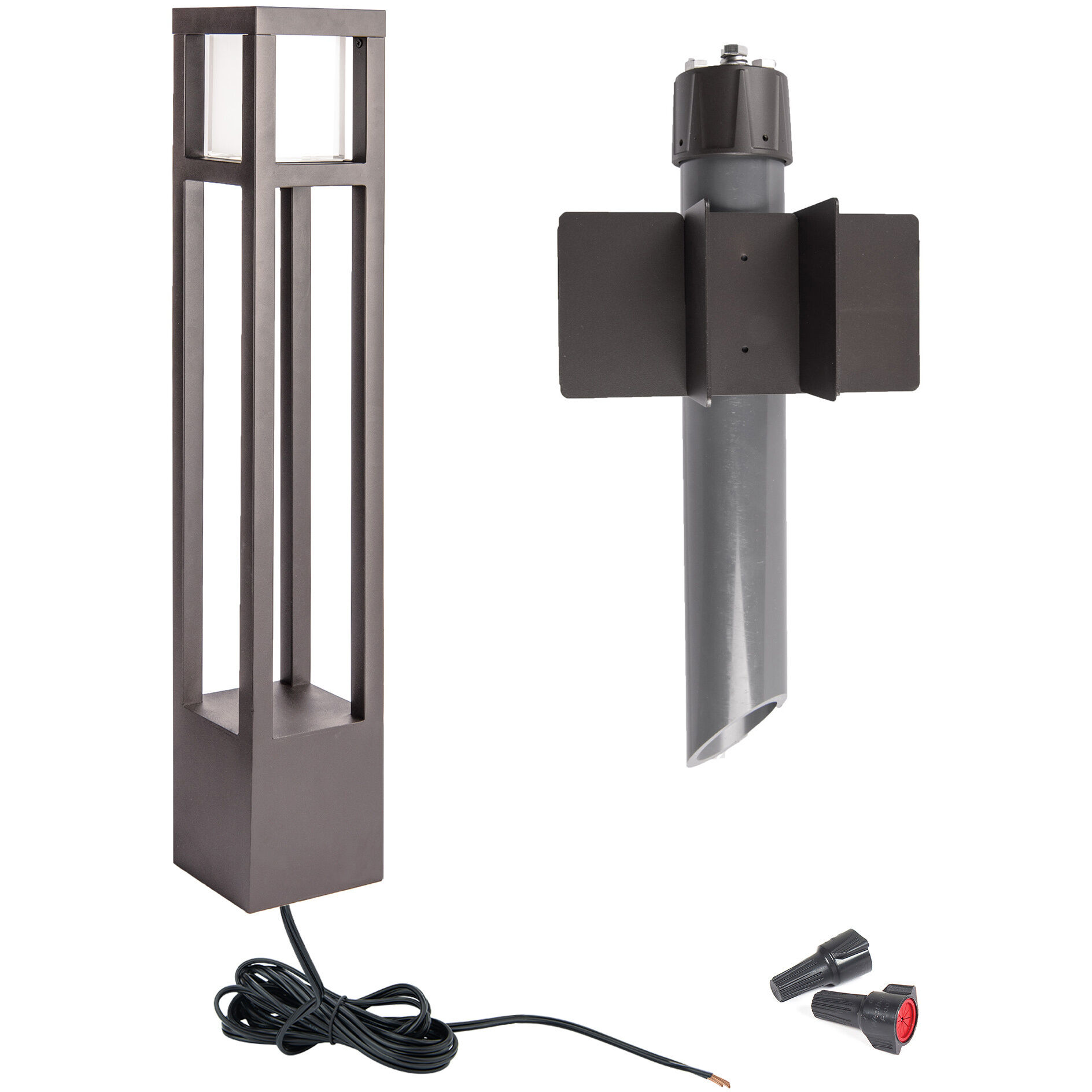 WAC Lighting 6621-27BZ Tower 12 5.50 watt Bronze Bollard Light in 2700K ...