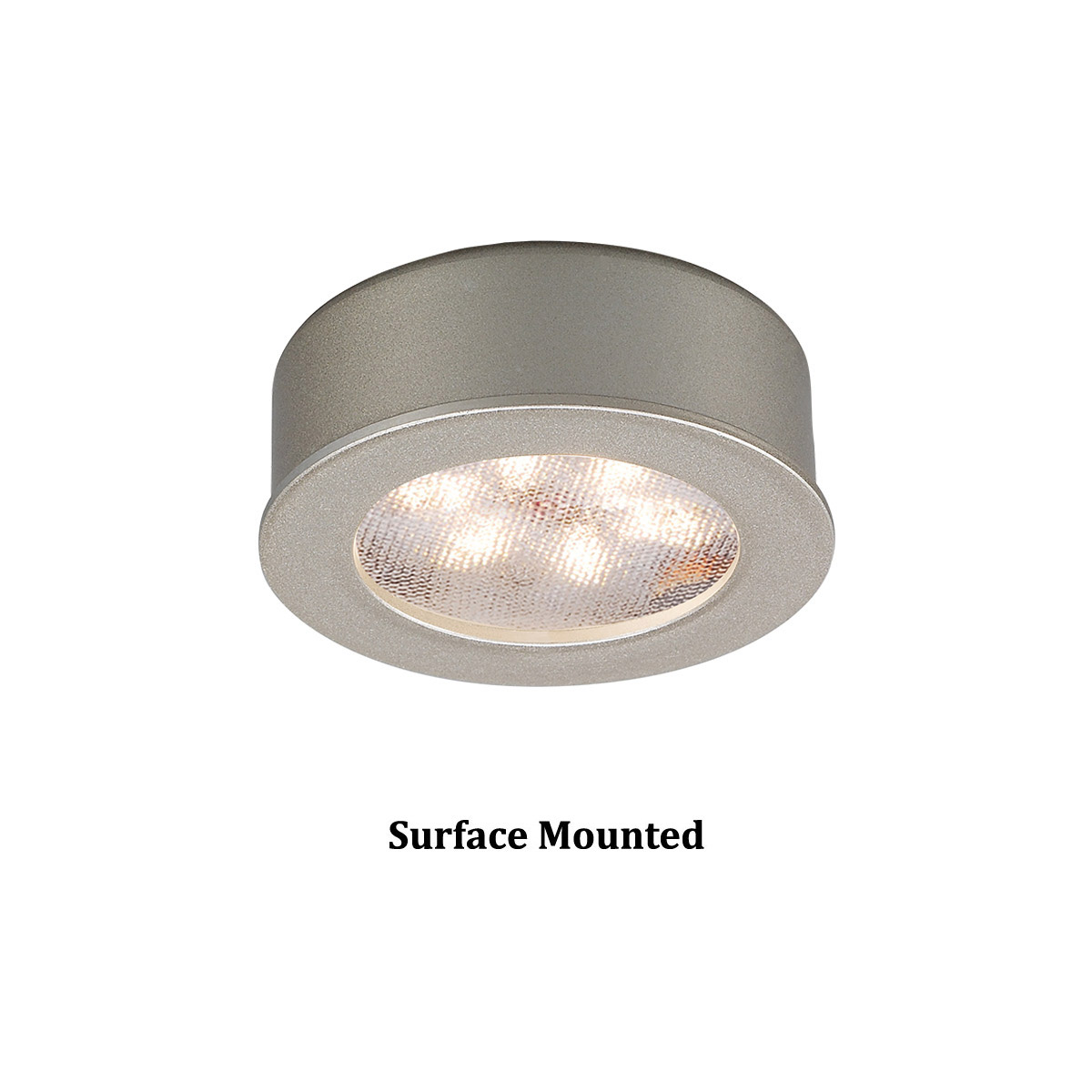 WAC Lighting HR-LED87-27-BN LED Button Light 24 LED 2.25 inch Brushed ...