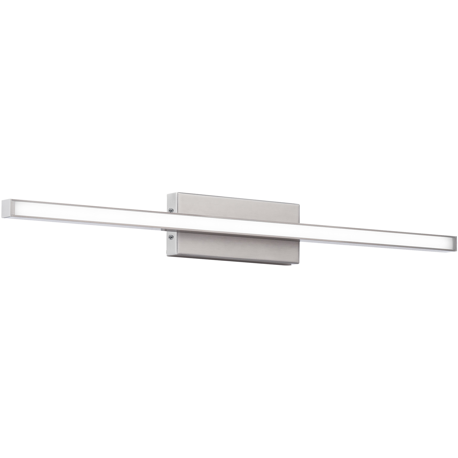 WAC Lighting WS-73124-BN Parallax LED 24 inch Brushed Nickel Bath Vanity & Wall Light, dweLED