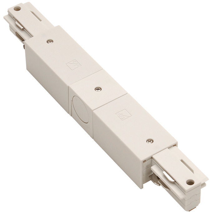 WAC Lighting WIC-WT I Power Connector 120 White Track Accessory Ceiling ...
