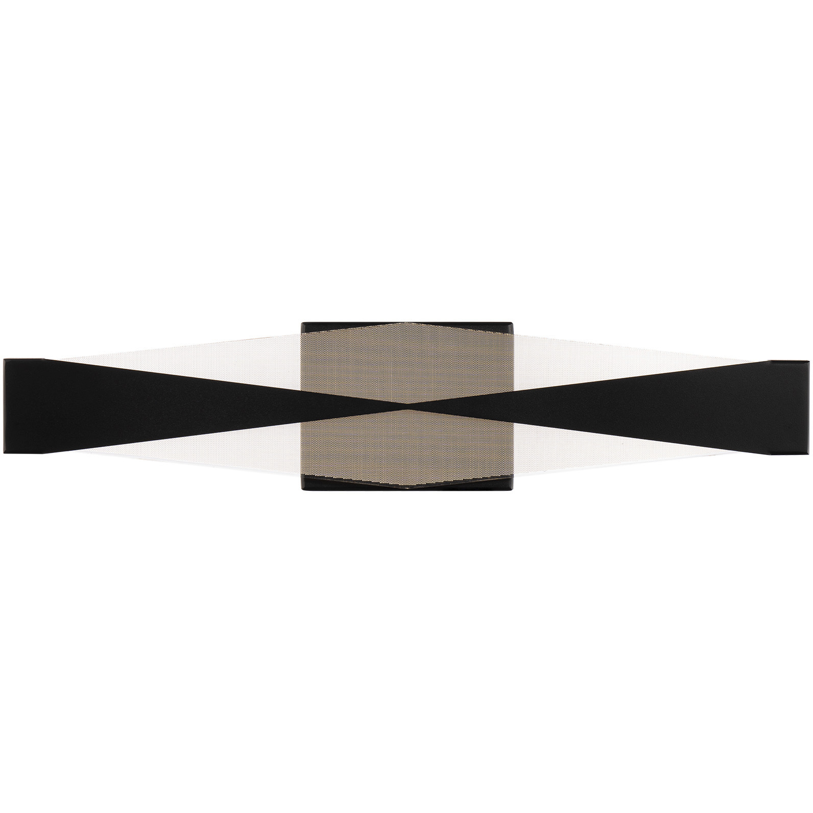 Enigmatic 1 Light 24 inch Black Bath Vanity Light Wall Light in 3000K