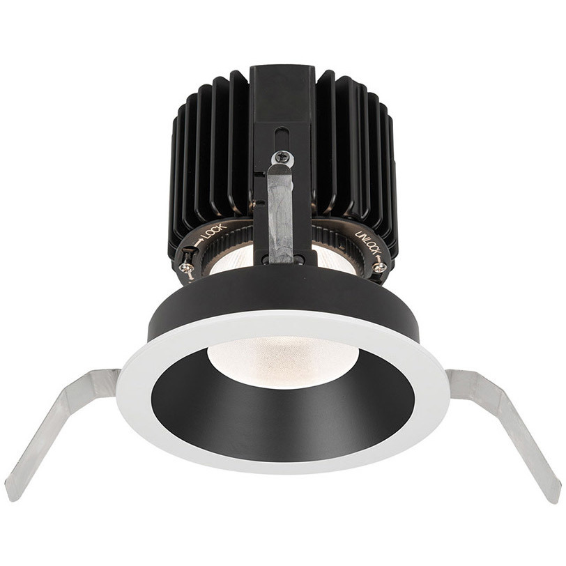 WAC Lighting R4RD1T-N830-BKWT Volta LED B/Wt Recessed Lighting in ...