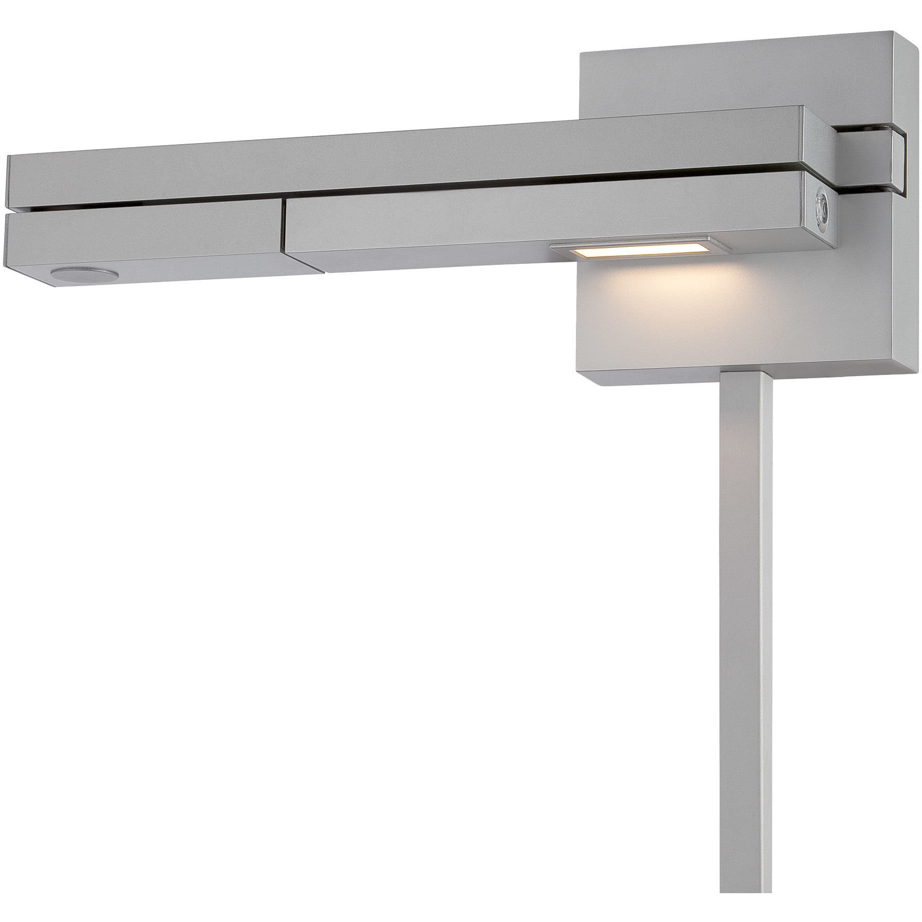 WAC Lighting BL-1021L-TT Flip Reading Light Wall Light in Titanium, dweLED