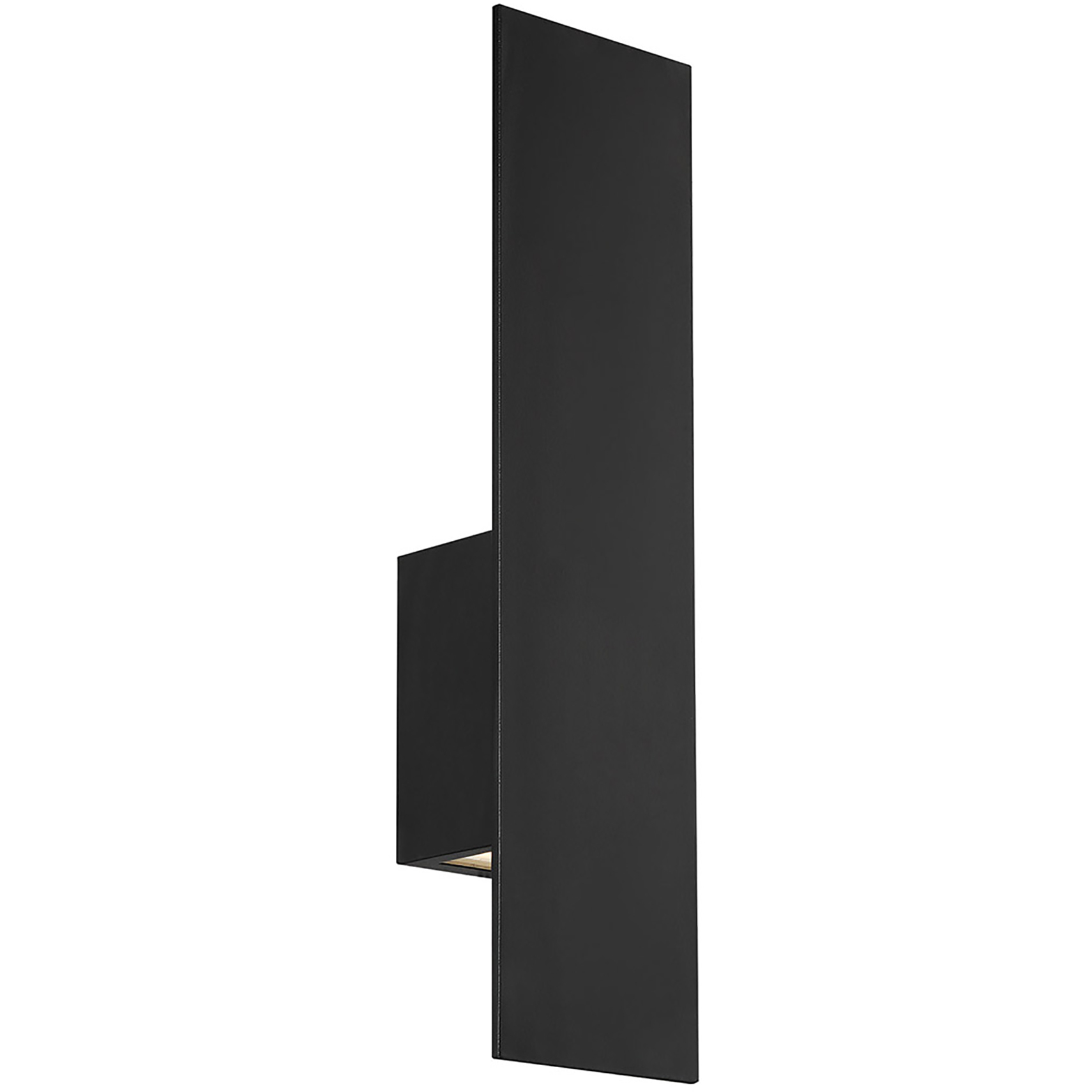 WAC Lighting WS-W54620-BK Icon LED 20 inch Black Outdoor Wall Light, dweLED