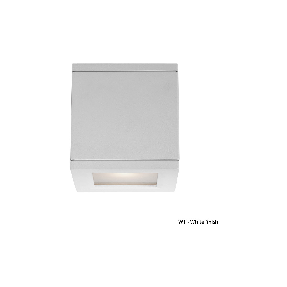 WAC Lighting WS-W2505-WT Rubix Outdoor Wall Light in White