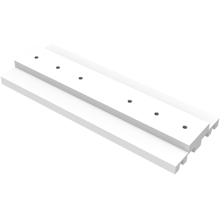 WAC Lighting S2C-ID-WT Ventrix White Track Component Ceiling Light