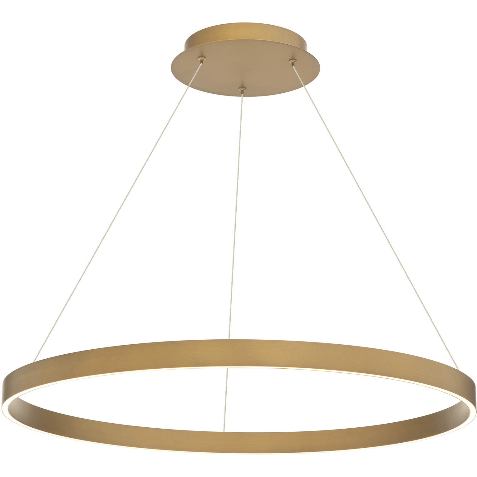 WAC Lighting PD-81131-AB Sirius 1 Light 31 inch Aged Brass Pendant ...