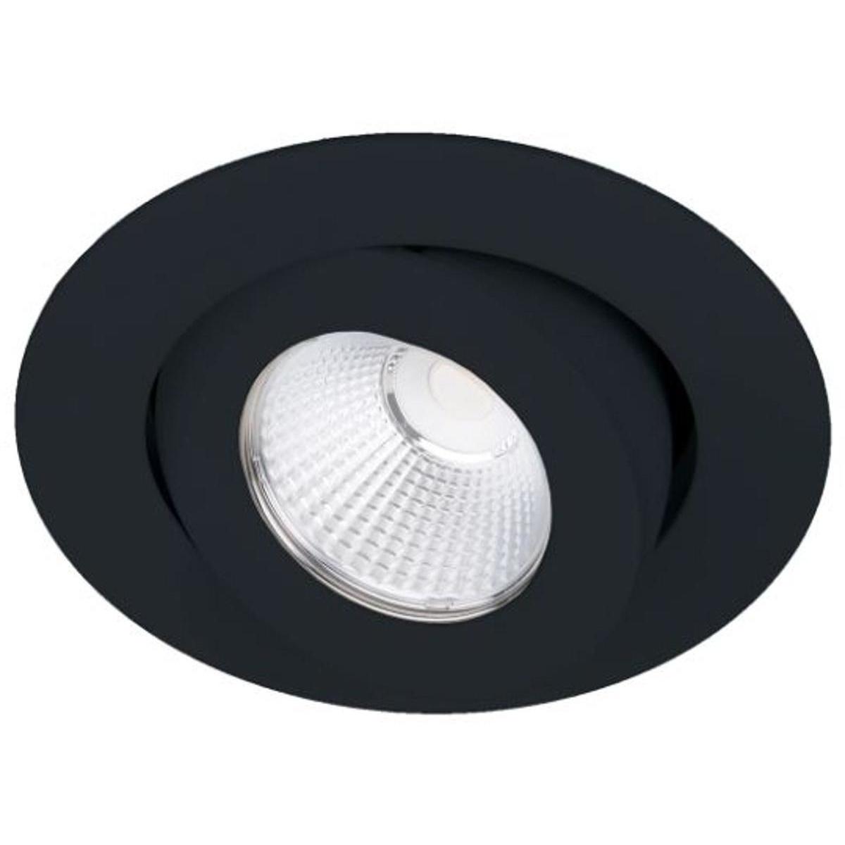 WAC Lighting R3BRA-SWD-BK Ocularc Black Recessed Lighting in Spot, Warm ...