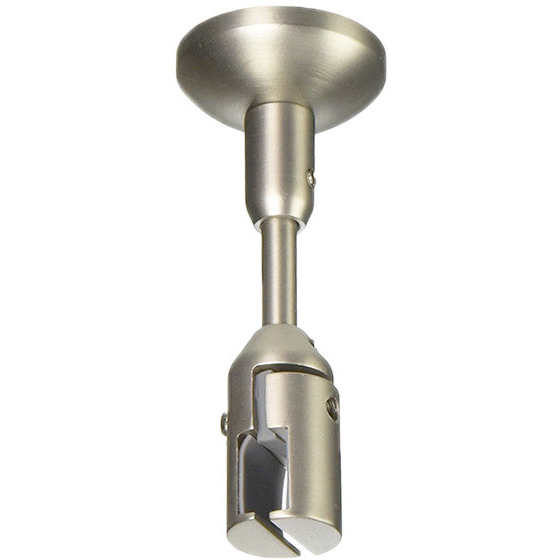 Solorail Brushed Nickel Rail Standard Ceiling Standoff Ceiling Light ...