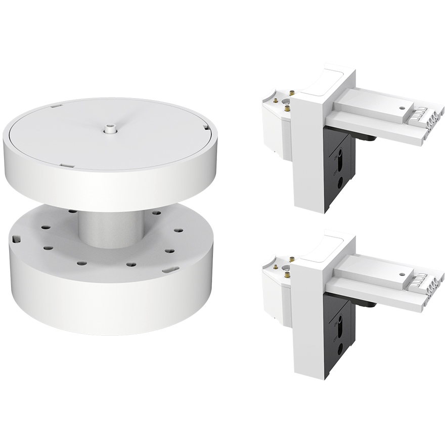 WAC Lighting S2CPS-TRIG-WT Ventrix White Track Component Ceiling Light