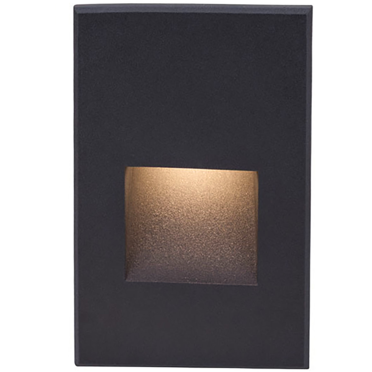 Tyler 120 3.8 watt Black Step and Wall Lighting in 2700K, WAC Lighting