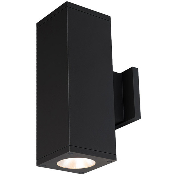 WAC Lighting DC-WD05-F830C-BK Cube Arch LED 4.5 inch Black Sconce Wall ...