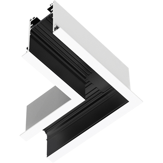 WAC Lighting S2CT-L-WT Ventrix White Track Component Ceiling Light