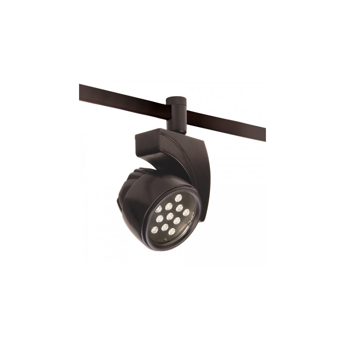 Reflex 1 Light 120 Dark Bronze Track Head Ceiling Light in 3000K