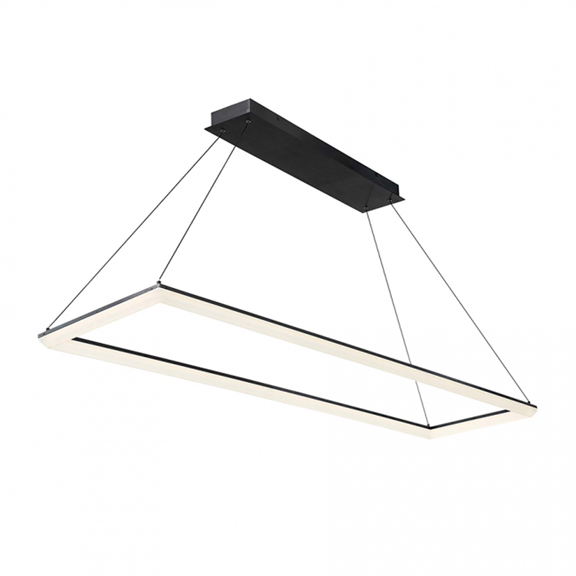 WAC Lighting PD-29858-BK Frame LED 16 inch Black Pendant Ceiling Light ...
