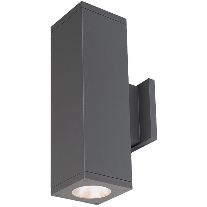 WAC Lighting DC-WD06-N827S-GH Cube Arch LED 5.5 inch Graphite Sconce ...