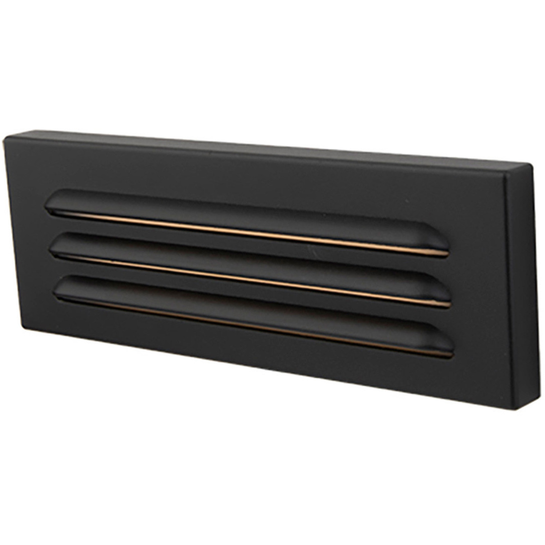 Tyler 12 8 watt Black Step and Wall Lighting in 2700K, WAC Landscape