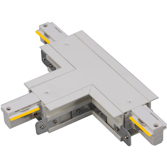 WAC Lighting WLTC-RT-BK Recessed T Connecter 120 Black Track Accessory Ceiling Light