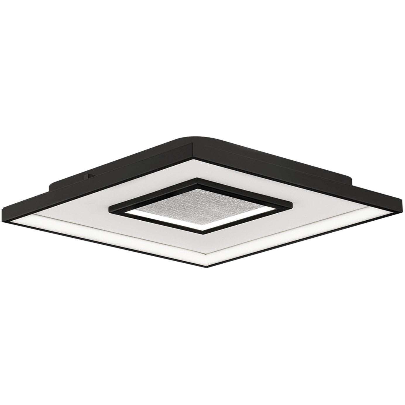 WAC Lighting FM-37415-30-BK Pinpoint LED 16.38 inch Black Flush Mount ...